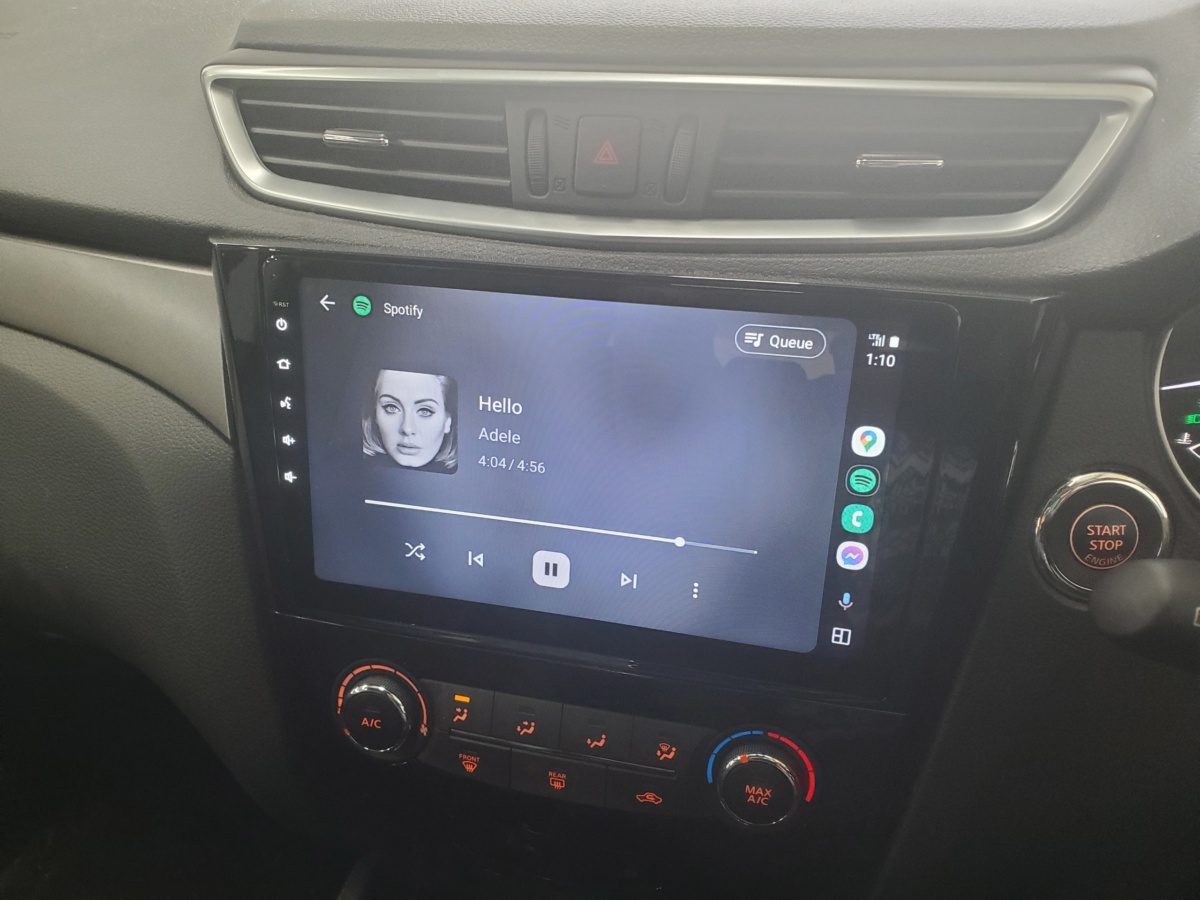 Nissan Qashqai Upgrade: Aerpro 10-Inch AV Screen with 360-Degree ...